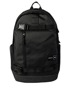 rvca men’s skate backpack, black, 1sz