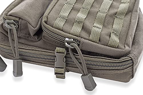 Taleverios - Mini Tactical Pouch - Detachable - Waterproof Holder with Rip Away Patch for Quick Accessibility - Multiple Compartments and Pockets