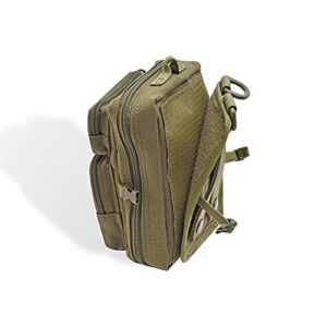 Taleverios - Mini Tactical Pouch - Detachable - Waterproof Holder with Rip Away Patch for Quick Accessibility - Multiple Compartments and Pockets