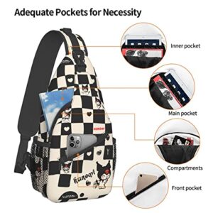 Sling Bag,Mini Crossbody Sling Backpack Travel Hiking Chest Bag Daypack for Purse Shoulder Bag Women Men