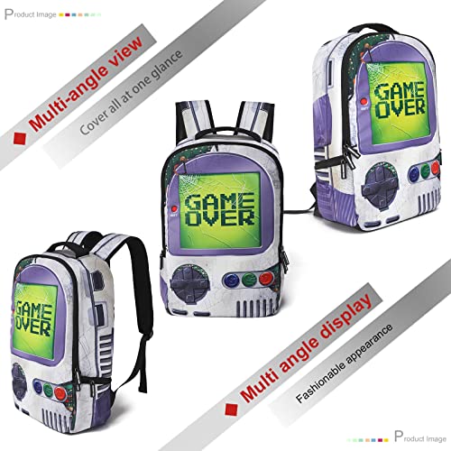 WSCSZS School Backpack Teenager Middle Book Bag for Boys and Girls