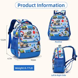 willikiva Car Kids Toddler Backpack for Boys Girls Waterproof Children School Bag(Car)