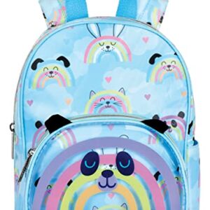 iscream Rainbow Friends Mini Classic Style 10" x 8" Backpack for Fun and Travel