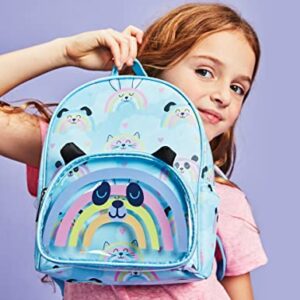 iscream Rainbow Friends Mini Classic Style 10" x 8" Backpack for Fun and Travel