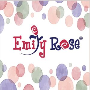 Emily Rose 12.5-Inch Back Pack Girls | Toddler Bag Perfect for Preschool and Travel | Features Padded Back and Adjustable Straps | BONUS: Includes matching notebook and 2 pencils! (Playful Hearts)