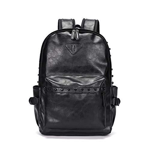 Ro Rox Unisex PU Punk Goth Laptop Bag School Uni Backpack