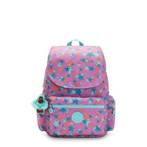 kipling women’s ezra, adjustable backpack straps, flap closure, nylon travel organizer, starry wonder, 11.5”l x 15.25”h x 8.75”d