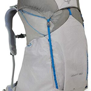 Osprey Men's Levity 60 Ultralight Backpack, Parallax Silver, Large