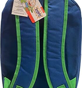 Rugrats Boy's 15" School Backpack (Blue-Green)