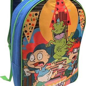 Rugrats Boy's 15" School Backpack (Blue-Green)