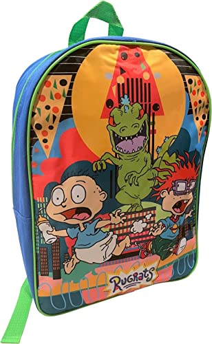 Rugrats Boy's 15" School Backpack (Blue-Green)