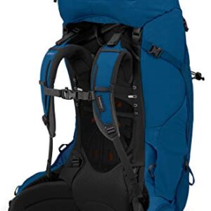 Osprey Aether 65 Men's Backpacking Backpack Deep Water Blue, Large/X-Large