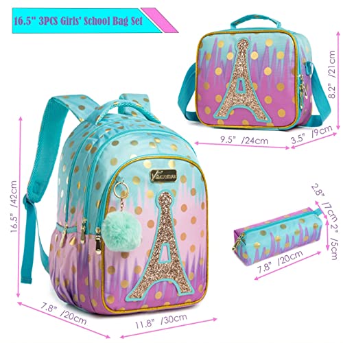 Pink Backpack for School Backpack - Kids Backpacks for Girls - Book Bag Kids Backpack Bookbag - Toddler Backpack School Bags for Girls -Mochilas para Ninas Mochila para Niñas -Girls Backpack for Girls