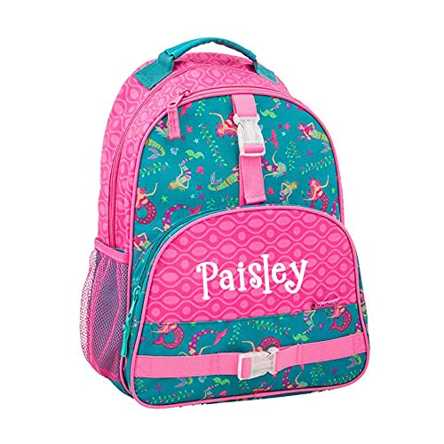 Personalized Mermaid Princess Backpack Book Bag - Back to School or Travel Tote with Custom Name