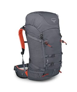 osprey mutant 52 climbing and mountaineering backpack, tungsten grey, medium/large