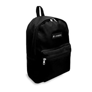 Everest Luggage Basic Backpack, Black, Medium