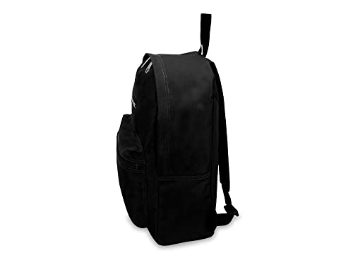 Everest Luggage Basic Backpack, Black, Medium