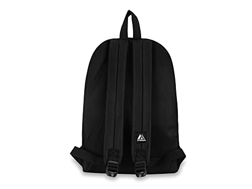 Everest Luggage Basic Backpack, Black, Medium