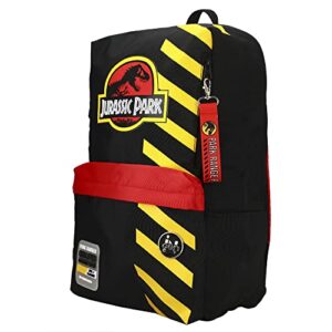 Jurassic Park Safety Logo Black Backpack