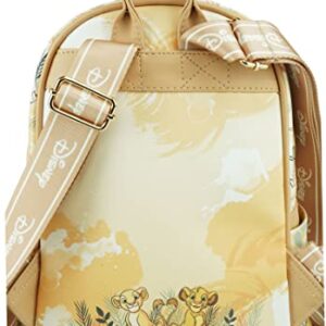 Disney The Lion King Simba and Nala Wondapop 11 Inch Vegan Leather Mini Backpack