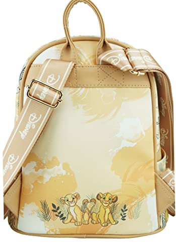 Disney The Lion King Simba and Nala Wondapop 11 Inch Vegan Leather Mini Backpack