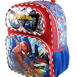 Marvel - Spider-Man Deluxe 16 Inch Large Backpack and Lunch Box Set - Perfect Swing