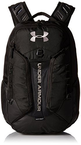 Under Armour Storm Contender Backpack, Black (001)/Steel, One Size Fits All Fits All