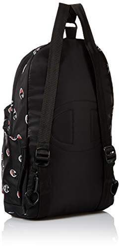 Champion Unisex-Adult's Mini Supercize Cross-Over Backpack, Black, One Size