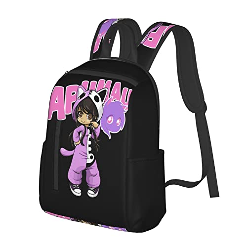 YAOJIAADM Cartoon Game Backpack Anime Game Casual Daypacks Wear-Resistant Travel Bags Bookbag for Boys Girls Teens Black