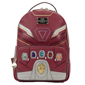 loungefly marvel avengers iron gauntlet infinity saga hero mini backpack