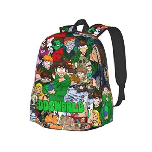 ujxoihl anime backpack funny travel laptop backpack business daypack computer bag for teen boys and girls, black