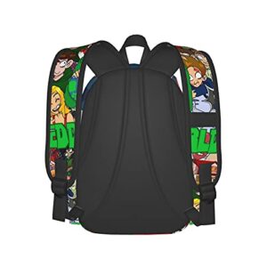 Ujxoihl Anime Backpack Funny Travel Laptop Backpack Business Daypack Computer Bag For Teen Boys And Girls, Black