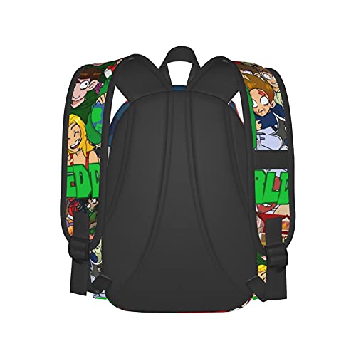 Ujxoihl Anime Backpack Funny Travel Laptop Backpack Business Daypack Computer Bag For Teen Boys And Girls, Black