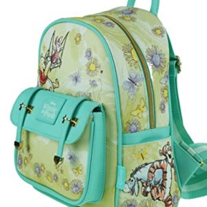 KBNL Winnie The Pooh 11 inches Faux Leather Mini Backpack - A21773, Multicoloured, Medium