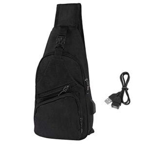 hde mens sling one arm bag anti-theft backpack crossbody commute travel work bag