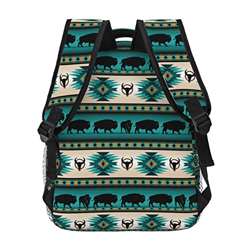 Gelxicu Native Backpack School Bags Laptop Casual Bag Native American Backpack Casual Daypack School Bag