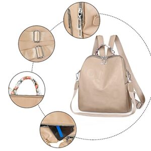 JBB Backpack Purse For Women Leather Casual Large Multipurpose Bag Fashion Travel Shoulder Bags