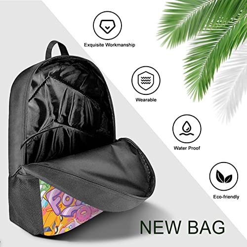 Lanky Backpacks Travel Laptop Daypack School Bags for Teens Men Women, One Size