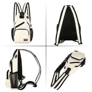 Peicees Convertible Sling Bag for Men Women Waterproof Sling Backpack Crossbody Shoulder Bag For Travel Hiking Cycling