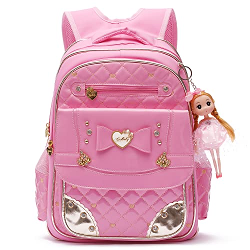 Backpack for Kids Girls School Backpack with Lunch Box Preschool Kindergarten BookBag Set