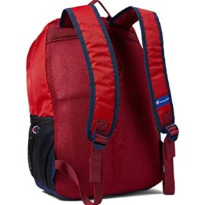 Champion Center Backpack Red/Navy One Size