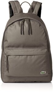 lacoste men’s neocroc backpack, vetiver, one size