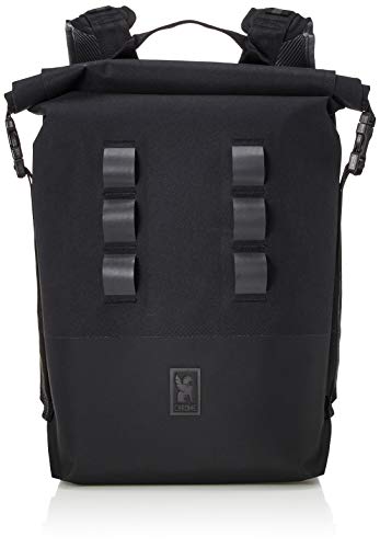 Chrome Industries Urban Ex 2.0 Rolltop Backpack - 15" Laptop Bag, Waterproof, 20 Liter, Black