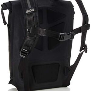 Chrome Industries Urban Ex 2.0 Rolltop Backpack - 15" Laptop Bag, Waterproof, 20 Liter, Black