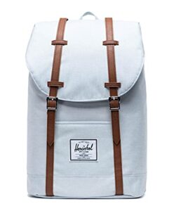 herschel retreat backpack 10066-03515, unisex, plecaki, ballad blue pastel crosshatch,