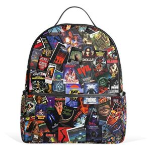 horror movie bags for men,cute casual backpack travel bags women daypack travel bag