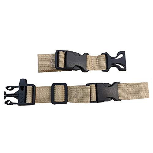 HDHYK Backpack Chest Strap- Nylon - Adjustable Universal ( Khaki)