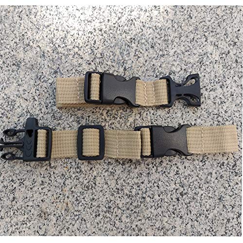 HDHYK Backpack Chest Strap- Nylon - Adjustable Universal ( Khaki)