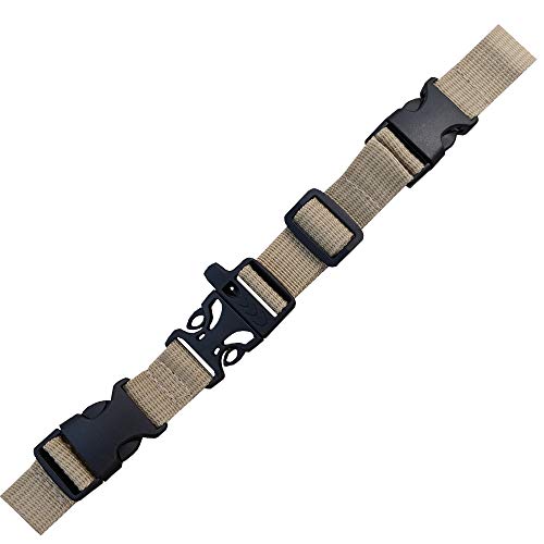 HDHYK Backpack Chest Strap- Nylon - Adjustable Universal ( Khaki)