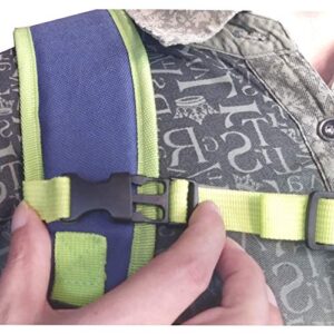 HDHYK Backpack Chest Strap- Nylon - Adjustable Universal ( Khaki)